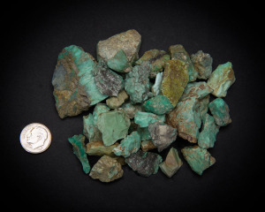 Rough Turquoise and Variscite